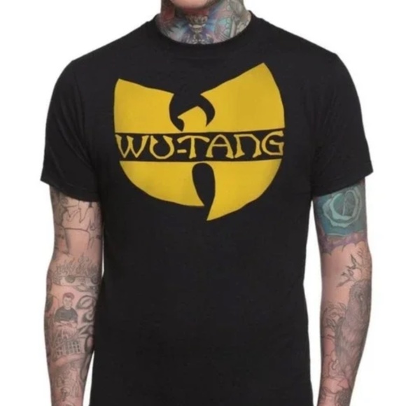 Wu Tang | Shirts | New Wutang Graphic Logo Black Yellow Crewneck Band ...